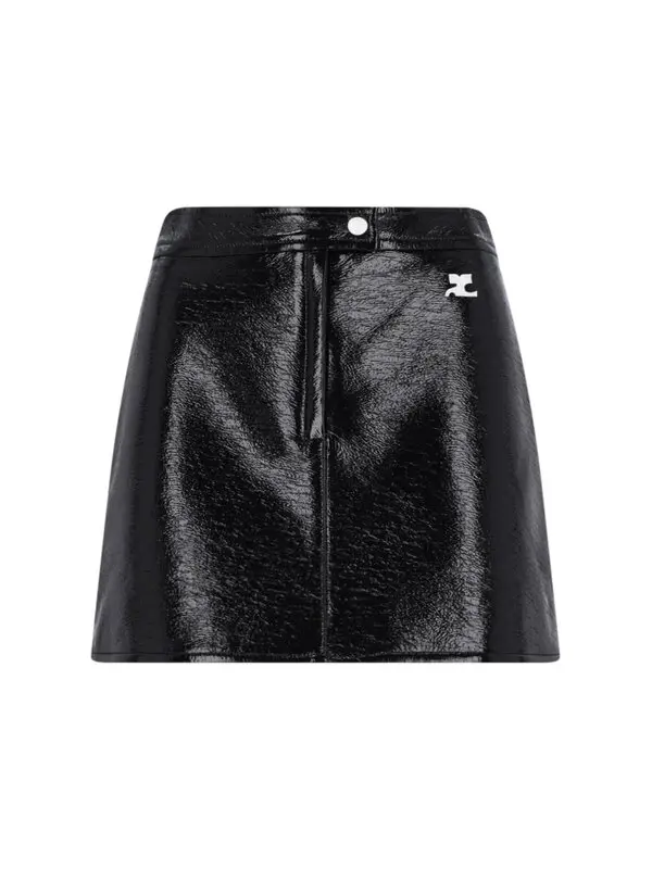 COURREGES Sculpted Mini Skirt - Black