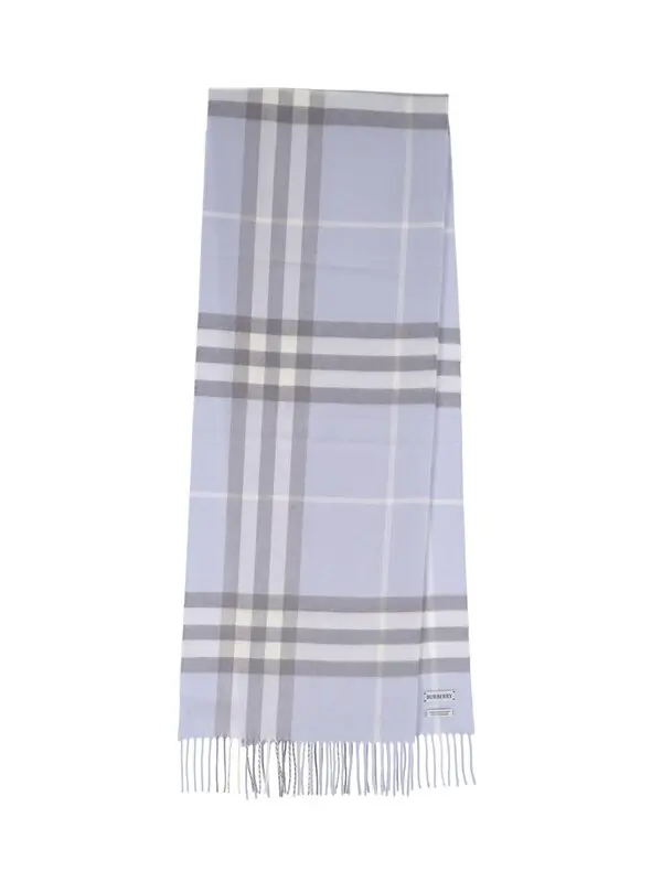 Burberry 100% Cashmere Scarf For - Blue