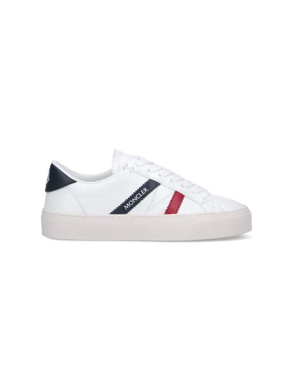 Moncler Premium Leather Lace-up Sneakers