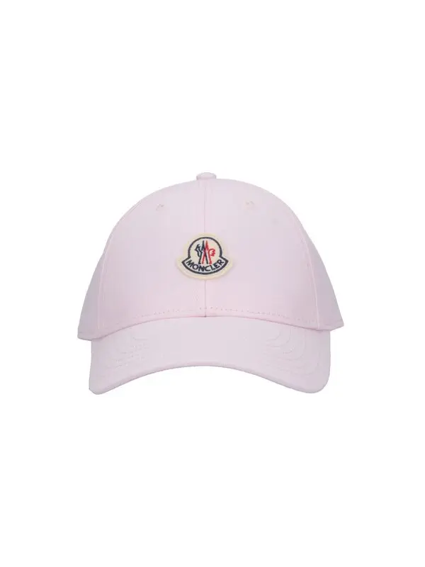 Moncler Logo Baseball Cap - Pink