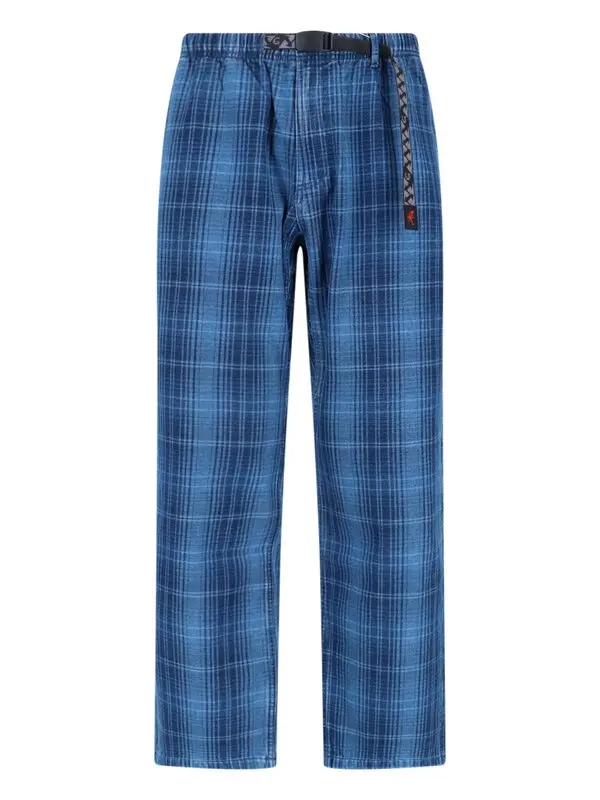 Gramicci 100% Cotton Plaid Trousers