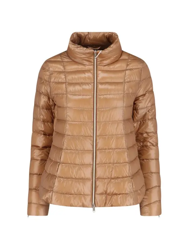 Herno Quilted Down Puffer Jacket - Brown