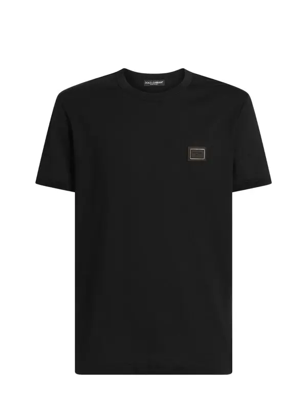 Dolce & Gabbana 100% Cotton T-shirt - Black