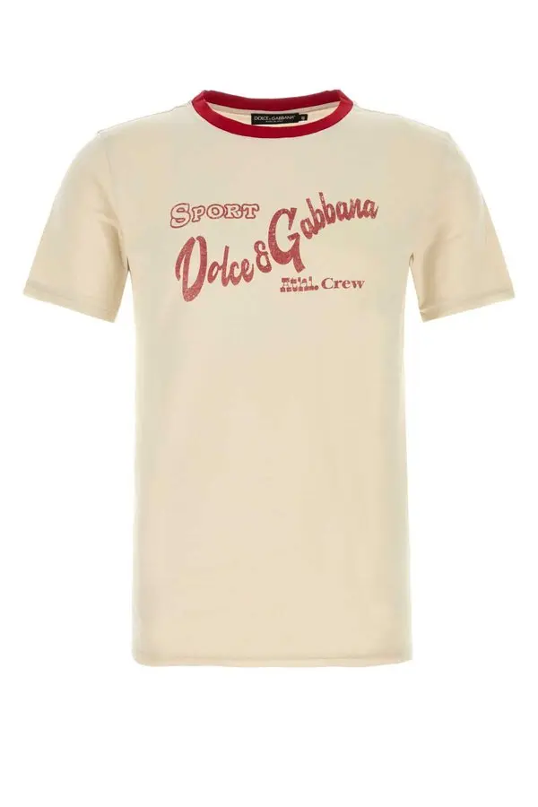 Dolce & Gabbana 100% Cotton T-shirt - White