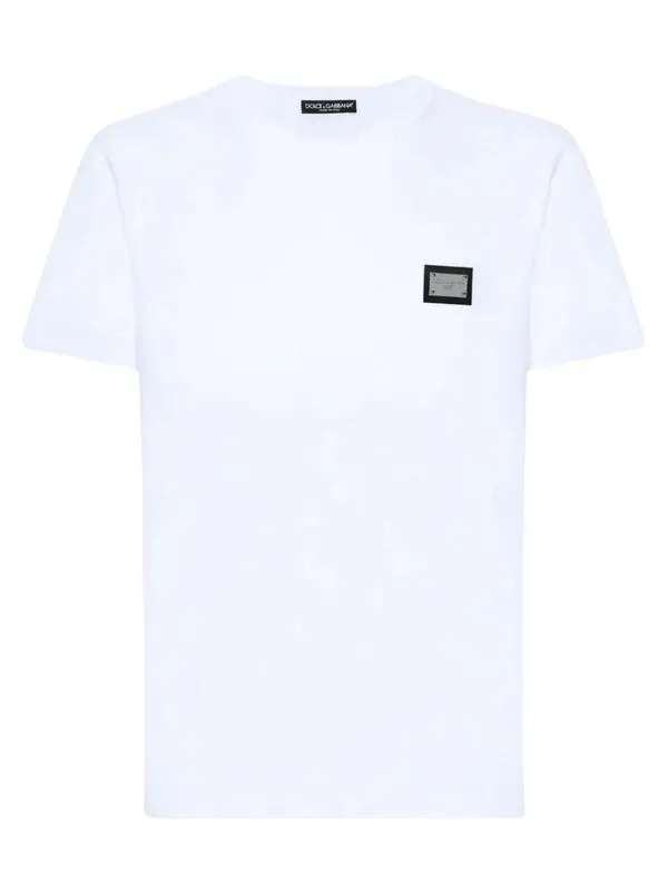 Dolce & Gabbana 100% Cotton T-shirt - White