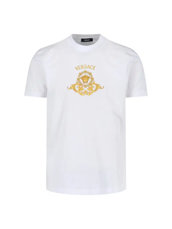Versace Lightweight Natural Cotton T-shirt For