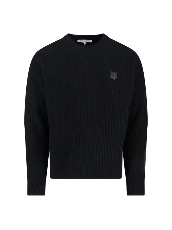 Maison Kitsuné Merino Wool Knit Sweater