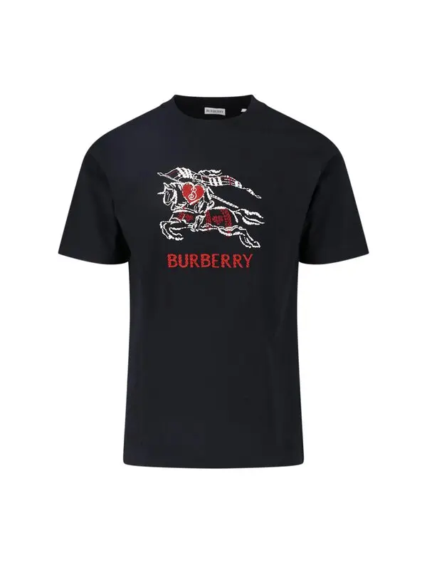Burberry 100% Cotton T-shirt - Black