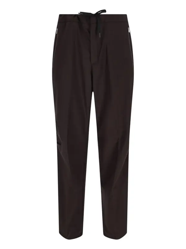 Herno Wool-blend Trousers - Brown