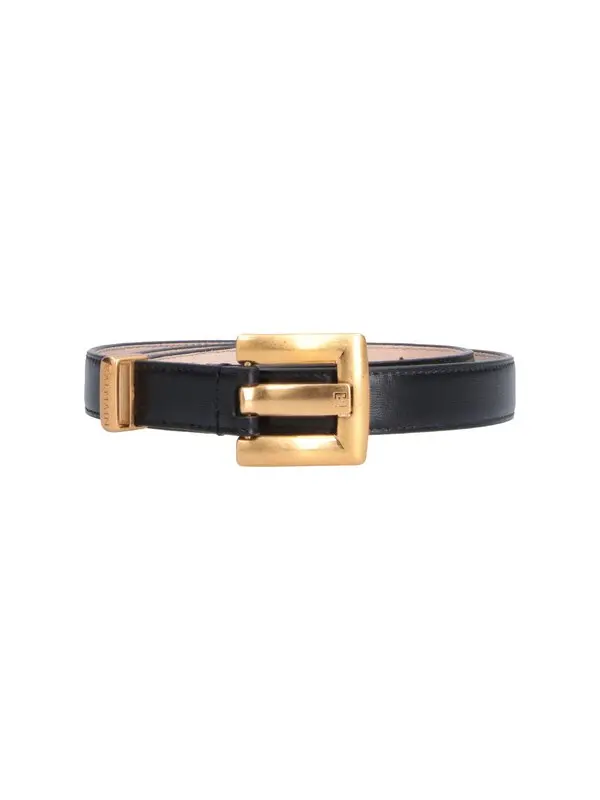 Balmain Calf Leather Belt - Black