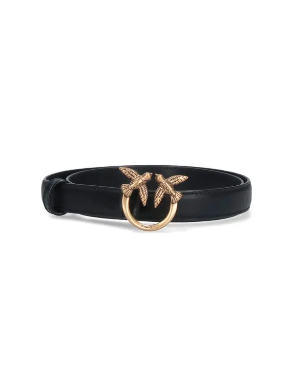 Pinko 100% Leather Belt For - Black
