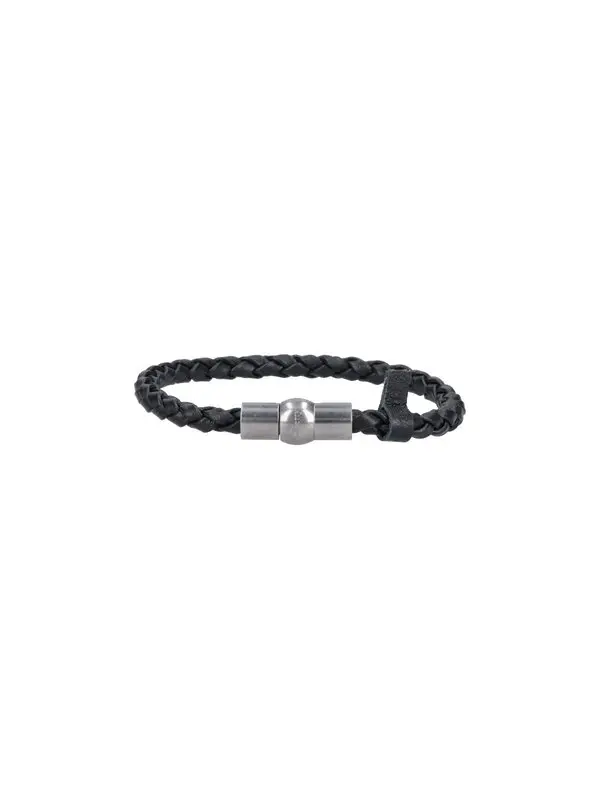 Mulberry Bovine Leather Bracelet With Brass Hardware