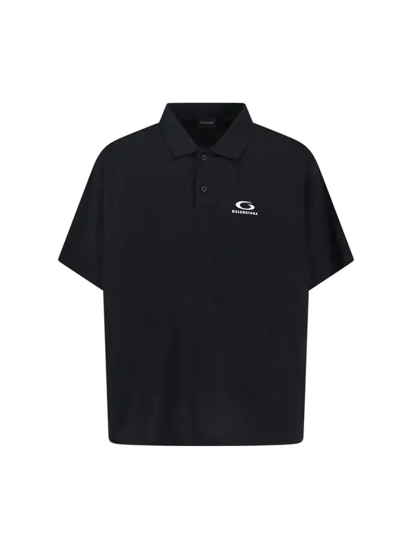 Balenciaga Logo Polo Shirt