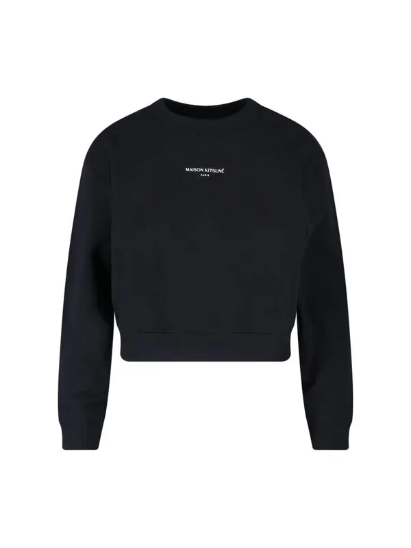Maison Kitsuné 100% Cotton Crewneck Sweater