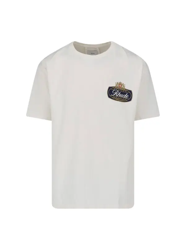 Rhude Graphic Crest Cotton T-shirt
