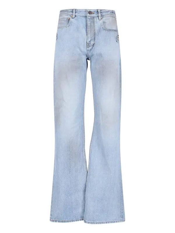Balenciaga High-rise Wide-leg Jeans