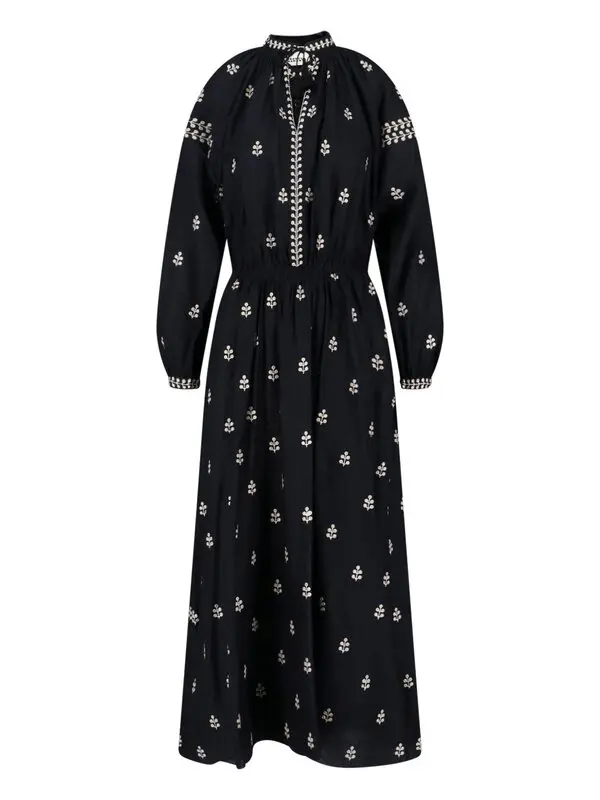 Isabel Marant Étoile Embroidered Silk Mini Dress