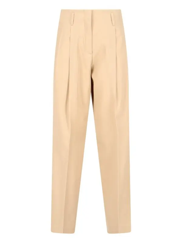 GOLDEN GOOSE Tailored Straight-leg Trousers - Beige