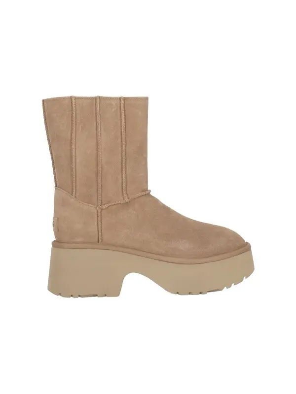 UGG Platform Suede Mid-calf Boots