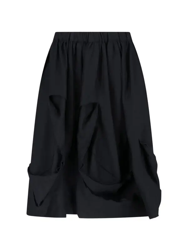 CDGCDG 100% Wool Mini Skirt