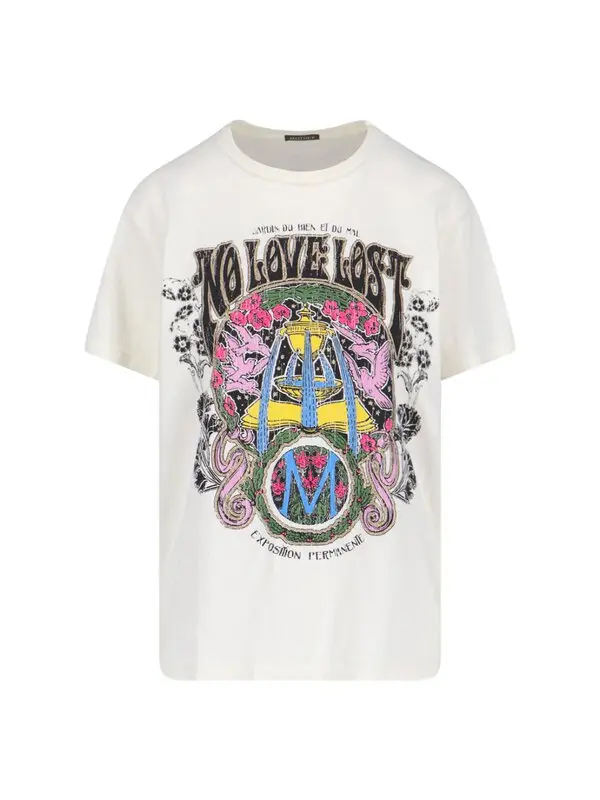 MOTHER Graphic Print Short Sleeve T-shirt