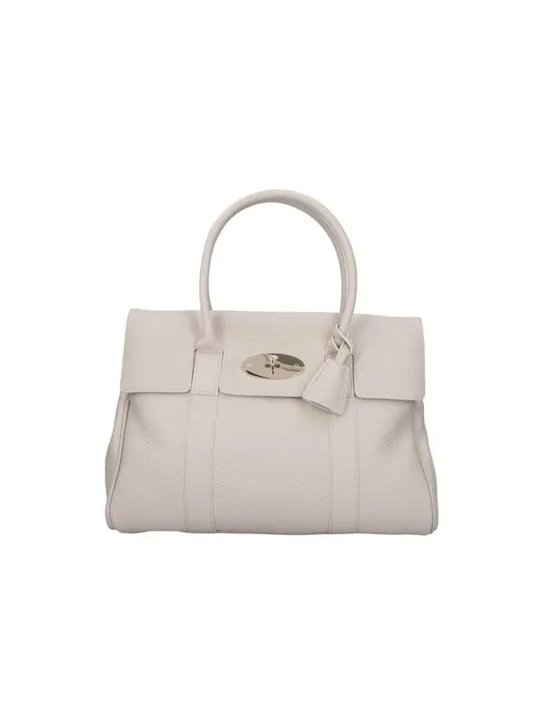 Mulberry Leather Handbag - White