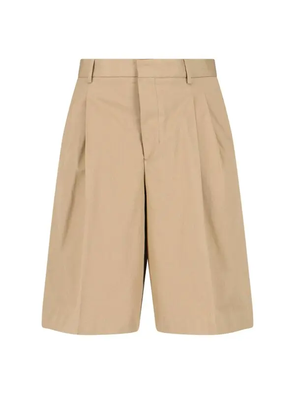 AMI Paris Mini Cotton Shorts