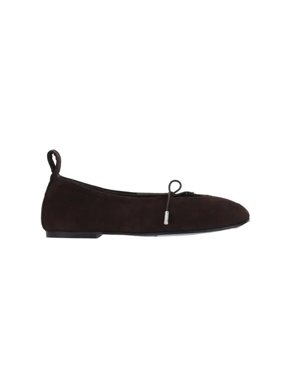 ALOHAS 100% Cow Suede Flat Ballet Shoes