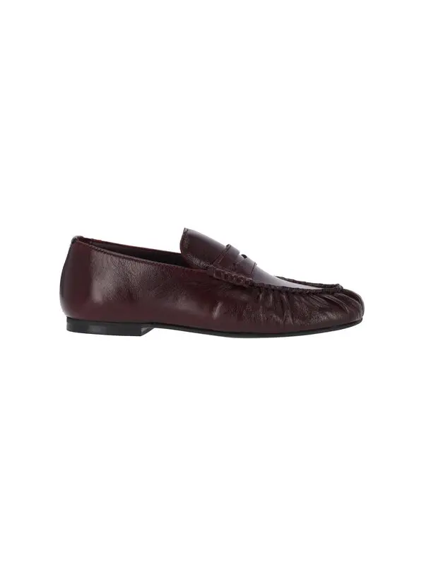 ALOHAS Leather Flat Shoes