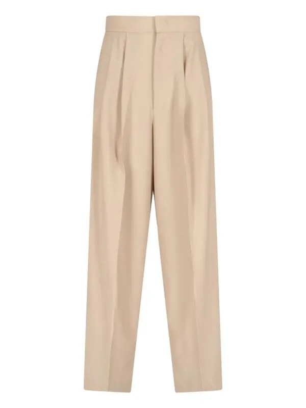 SA SU PHI Light & Natural 100% Wool Trousers