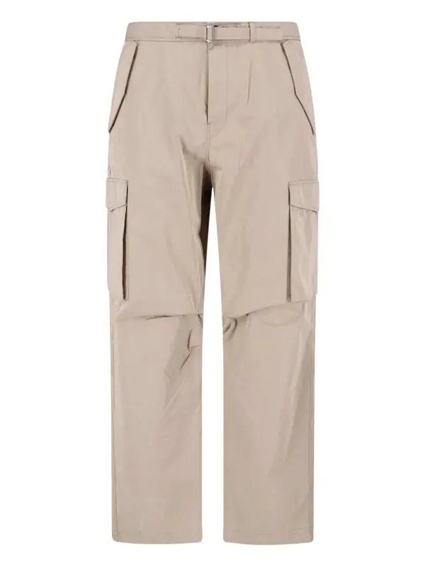 Paul Smith Belted Straight Leg Cargo Pants - Beige