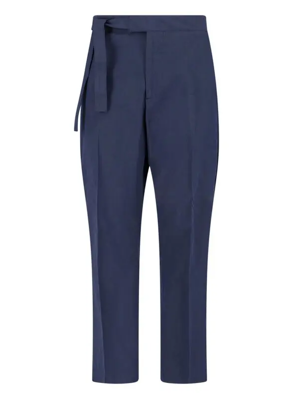 Paul Smith Tailored Tie-waist Straight-leg Trousers
