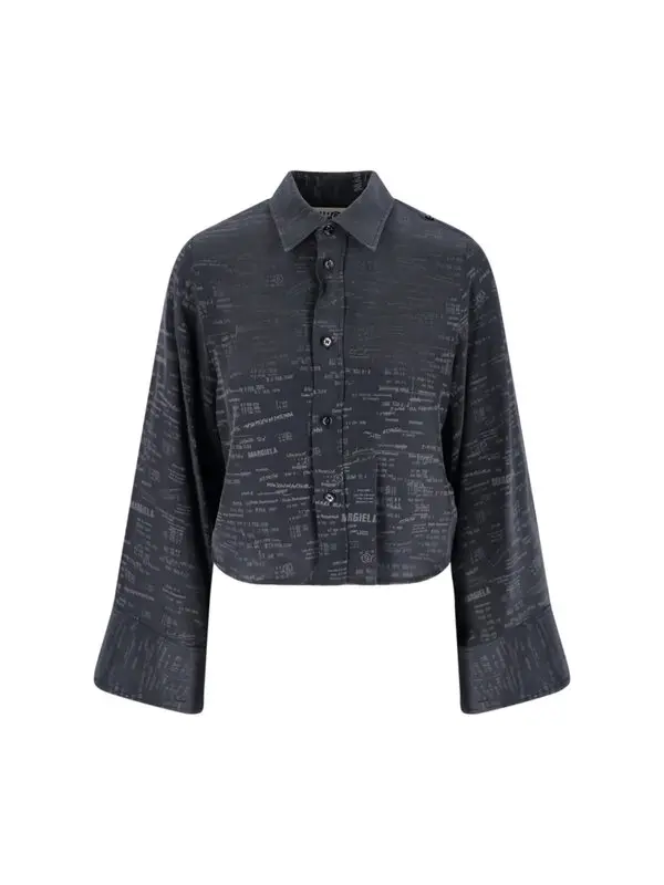 MAISON MARGIELA Draped Acetate-viscose Shirt