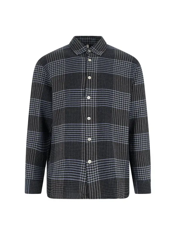 SUNFLOWER Cotton-cashmere Shirt - Blue