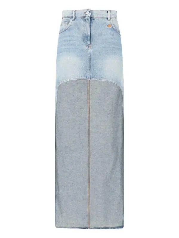 COURREGES 100% Cotton Skirt For