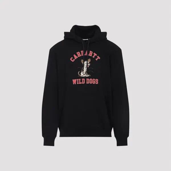 Carhartt Work In Progress Wild Dogs Hooded Sweatshirt - Black