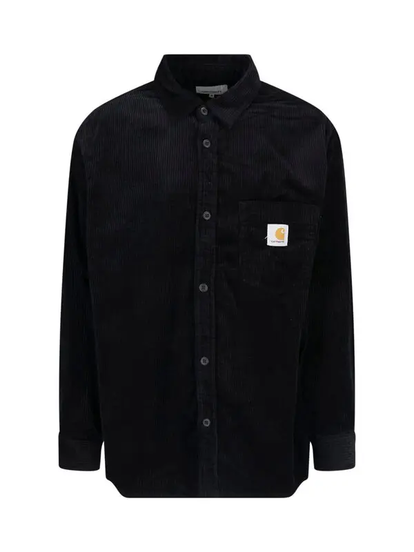 Carhartt Work In Progress Corduroy Button-up Shirt - Black