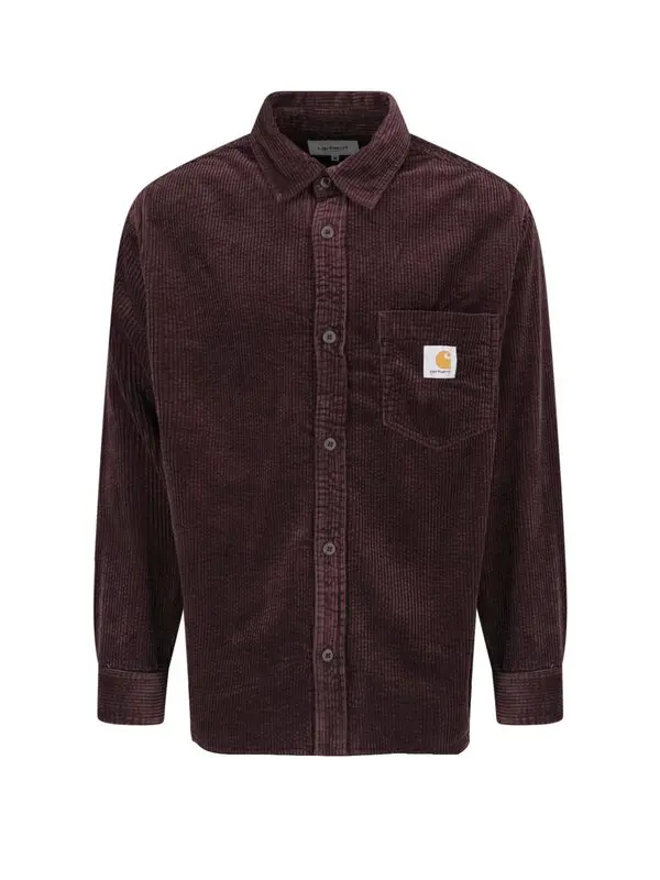 Carhartt Work In Progress Corduroy Button-up Shirt - Brown