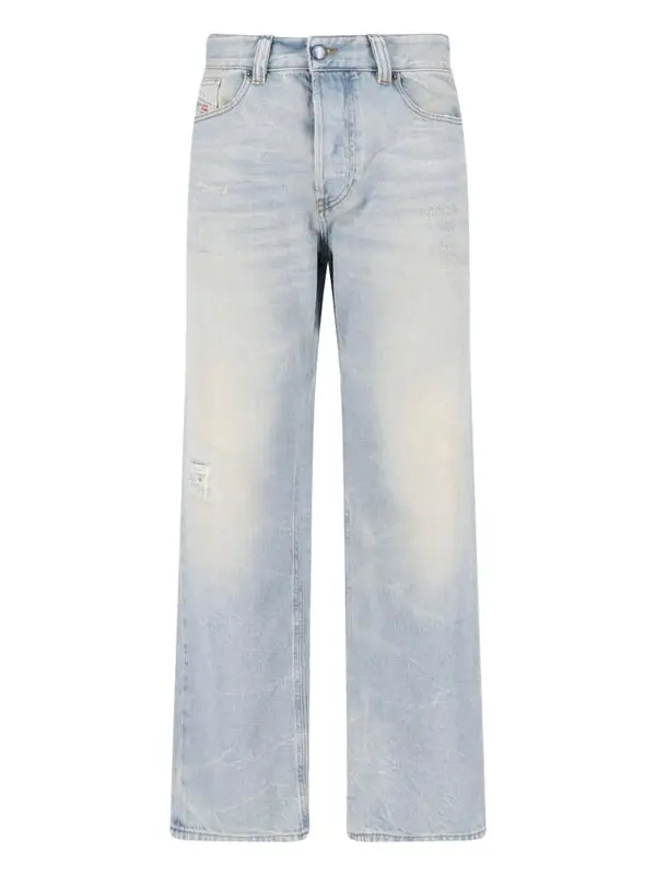 DIESEL® Cotton-lyocell Blend Denim Jeans - Blue
