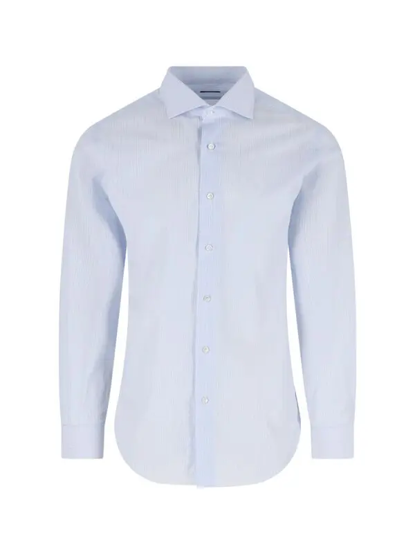 BARBA NAPOLI 100% Cotton Dress Shirt