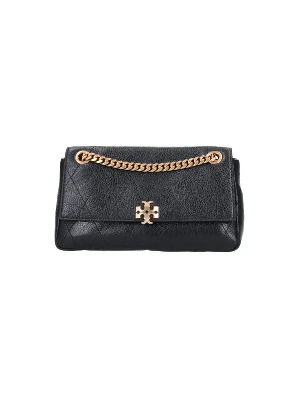 Tory Burch Quilted Chain Shoulder Bag - Black