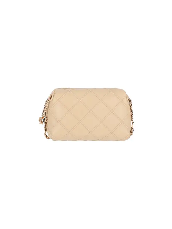 Tory Burch Quilted Chain Shoulder Bag - Cream
