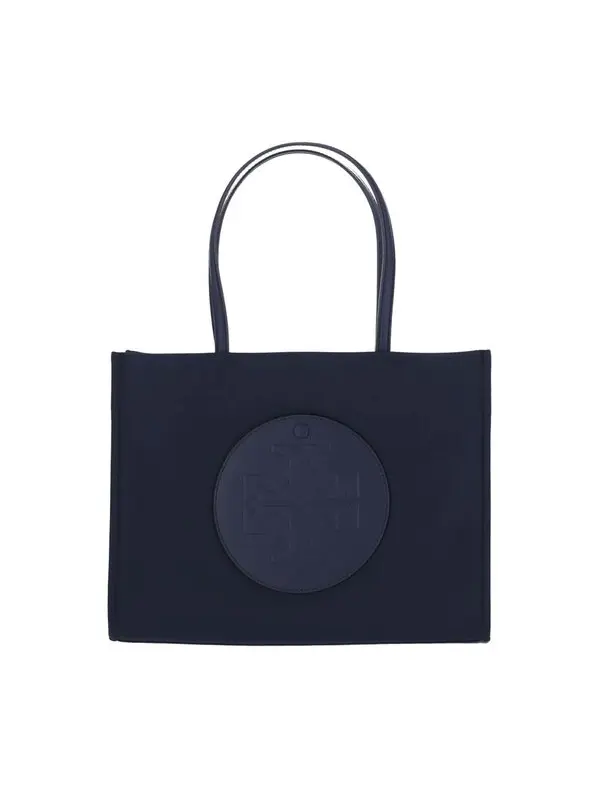 Tory Burch Logo Embossed Tote Bag