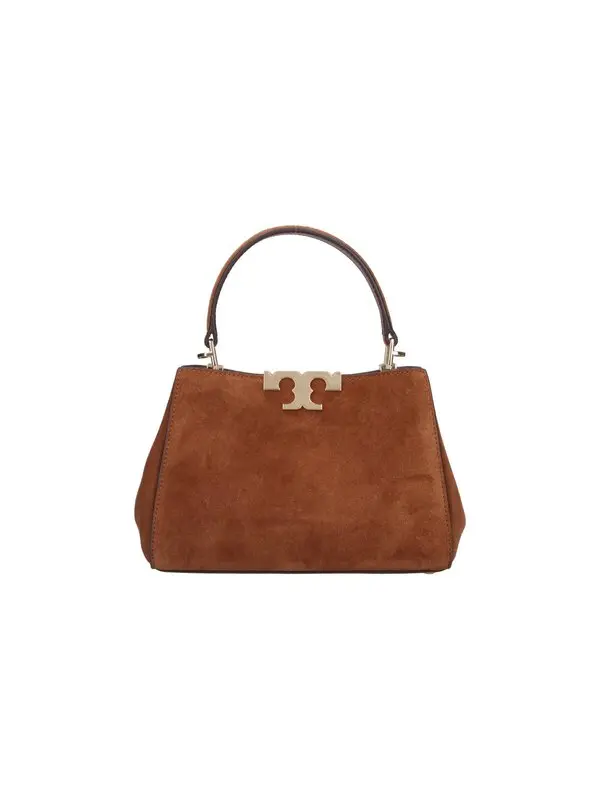 Tory Burch Bovine Suede Shoulder Bag - Brown