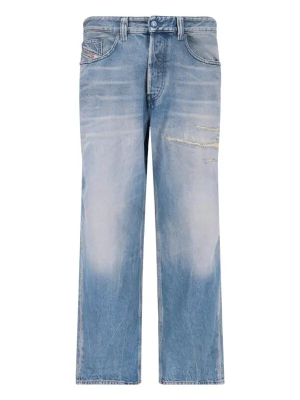 DIESEL® Distressed Relaxed Fit Jeans