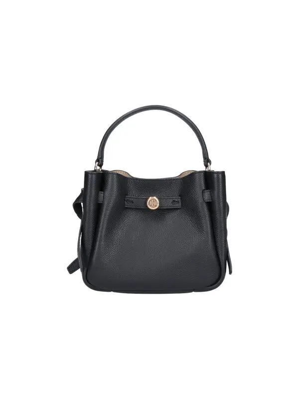 Tory Burch Mini Leather Bucket Handbag