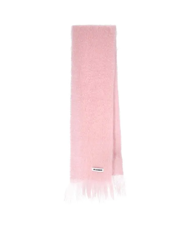 JIL SANDER Mohair-wool Scarf Accessory - Pink