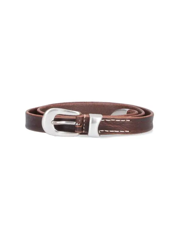 Our Legacy Cow Leather Belt - Brown