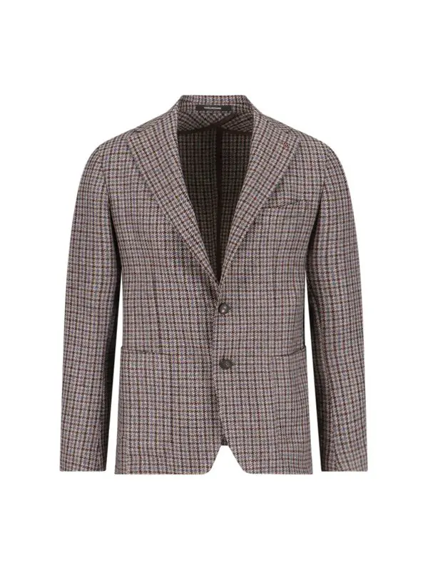 Tagliatore Houndstooth Wool Blazer