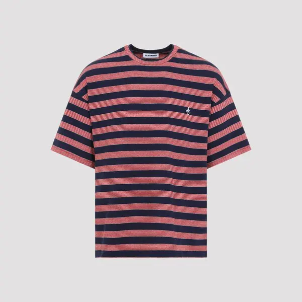 JIL SANDER 100% Cotton T-shirt - Red